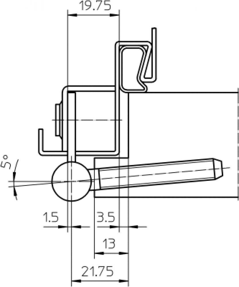 Einbohrband Stahl vernickelt V 8550 - DIN rechts oder DIN links kaufen ...